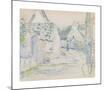 Village street Valhermeil, c.1880 Premium Giclee Print - Camille ...