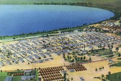 'Camp Blanding, Florida - Kingsley Lake Aerial View' Prints - Lantern ...