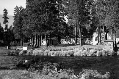 'Camp Sherman, Oregon view of Rogers Cabins Photograph - Camp Sherman ...