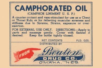 'Camphorated Oil - Liniment' Prints | AllPosters.com