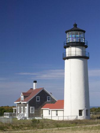 'Cape Cod Lighthouse, Truro, Cape Cod, Massachusetts, USA' Photographic ...