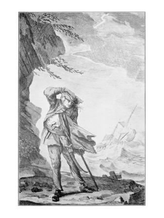 'Captain Edward Low in A Hurricane' Premium Giclee Print | AllPosters.com