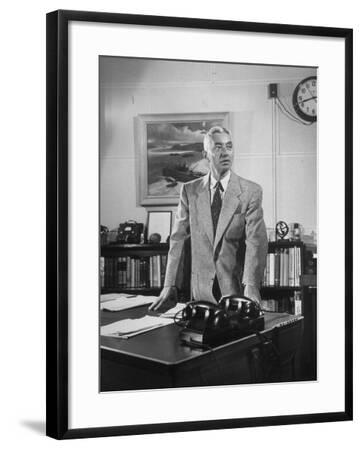 'Captain Hyman George Rickover Standing at His Desk' Premium ...