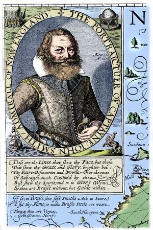 'Captain John Smith, Virginia colonist, 1624, (1893)' Giclee Print ...