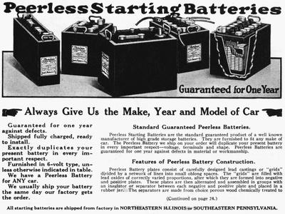 'Car Battery Advertisement' Giclee Print | AllPosters.com