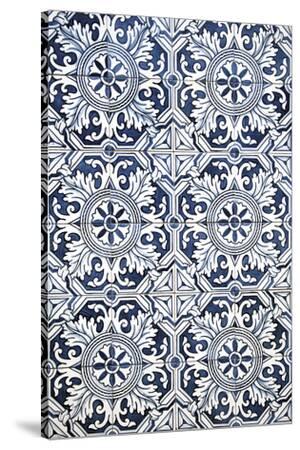 'Decorative Tile - Lavish' Stretched Canvas Print - Carina Okula ...