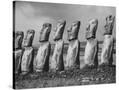 'Mysterious Stone Statues on Easter Island' Photographic Print - Carl ...