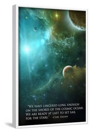 'Carl Sagan Quote' Posters - Lynx Art Collection | AllPosters.com