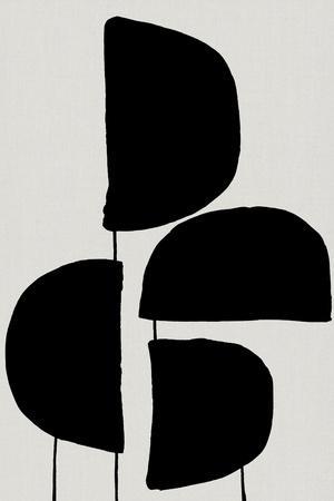 Minimalist Black Abstract Forms Giclee Print - cartissi | AllPosters.com