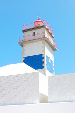'Cascais, Portugal. Santa Marta lighthouse in Cascais. Built in the ...