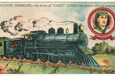 'Casey Jones, Jackson, Tennessee' Posters | AllPosters.com