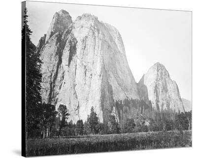 'Cathedral Rock, Yosemite' Stretched Canvas Print - Carleton E Watkins ...