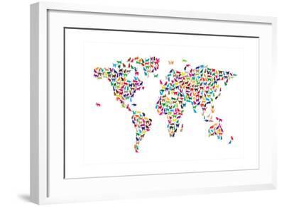'Cats Map of the World Map' Art - Michael Tompsett | AllPosters.com