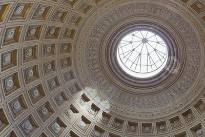 'Ceiling of the Sala Rotonda, Round Hall, Vatican Museums, Rome, Italy ...