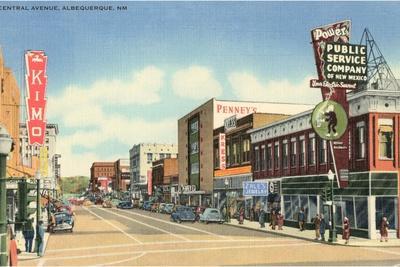 'Central Avenue, Albuquerque, New Mexico' Prints | AllPosters.com