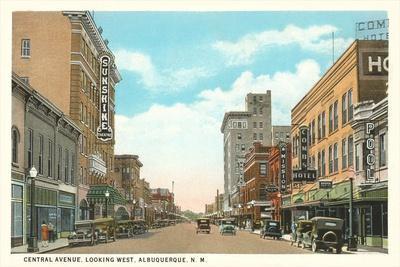 'Central Avenue, Albuquerque, New Mexico' Poster | AllPosters.com