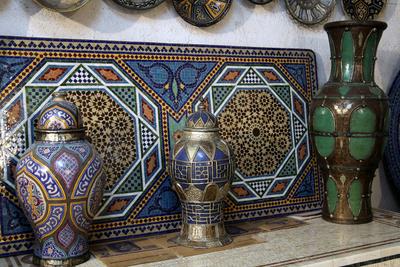 'Ceramics, Crafts, Fes, Morocco, Africa' Photographic Print - Kymri ...
