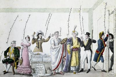'Characters in Costume for Theatre Play, France, 1819' Giclee Print ...
