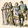 'Charlemagne, King of the Franks and His Royal Court During the Middle ...