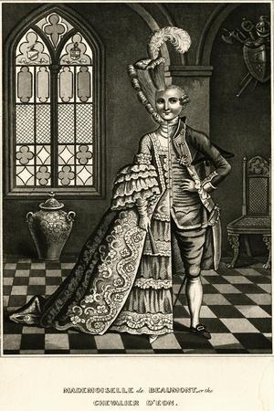 Charles Genevieve Louis Auguste Timothee D'eon De Beaumont (1728-1810 ...