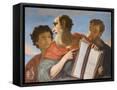 Three Heads of Men, 17Th Century, Charles Mellin ? (Oil on Canvas ...