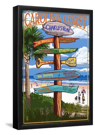 'Charleston, South Carolina - Destination Signs' Posters | AllPosters.com