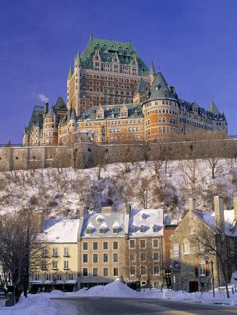 'Chateau Frontenac Hotel, Quebec City, Quebec, Canada' Photographic ...