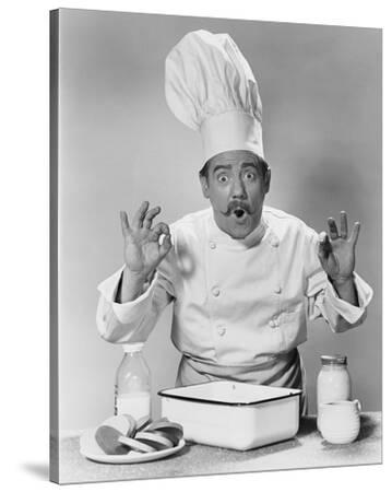 'Chef of the Future' Stretched Canvas Print | AllPosters.com