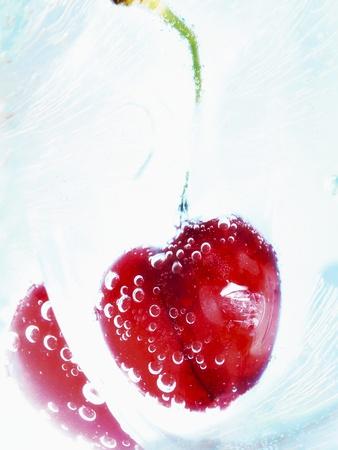 'Cherry Frozen in a Block of Ice' Photographic Print - Dieter Heinemann ...
