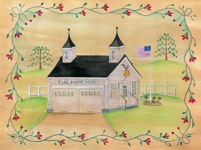 'American Firehouse' Giclee Print - Cheryl Bartley | AllPosters.com