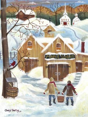 Maple Sugar Barn Giclee Print - Cheryl Bartley | AllPosters.com