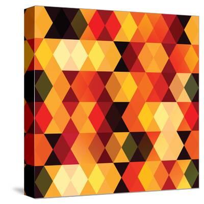 'Chevron Diamond Patterns' Stretched Canvas Print | AllPosters.com