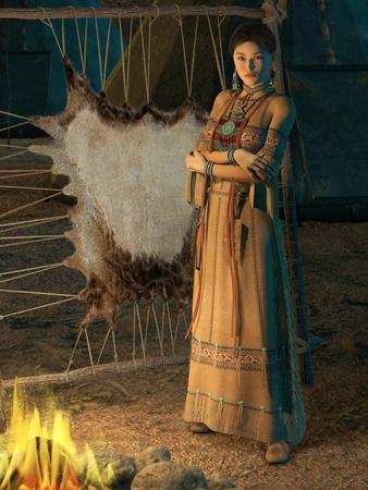 'Cheyenne Lady' Prints - Atelier Sommerland | AllPosters.com