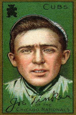 'Chicago, IL, Chicago Cubs, Joe Tinker, Baseball Card' Prints - Lantern ...