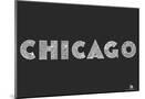 'Chicago Neighborhoods Text Poster' Print | AllPosters.com