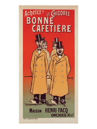 'Chicorée - Bonne Cafetière' Premium Giclee Print - Fernand Fernel ...