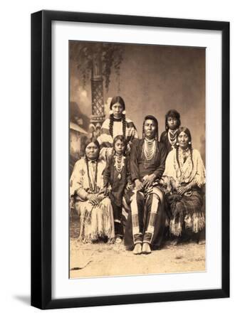 'Chief Joseph and Family Members, Circa 1877' Giclee Print - F.M ...