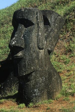 'Chile, Easter Island, Rapa-Nui National Park, Rano Raraku ...