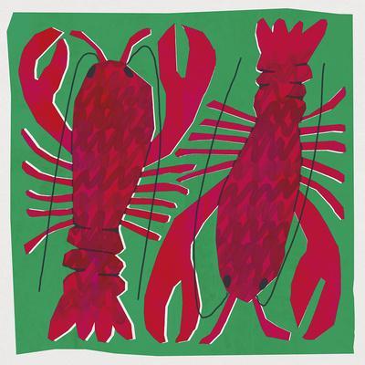 'Bold Blocks - Lobster' Giclee Print - Chloe Watts | AllPosters.com