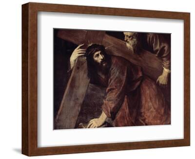 'Christ and Simon the Cyrenian' Giclee Print - Titian (Tiziano Vecelli ...
