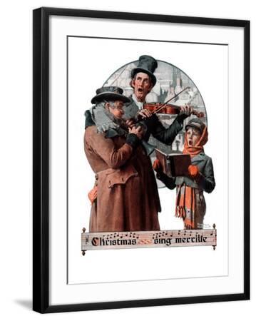 '"Christmas Trio" or "Sing Merrille", December 8,1923' Giclee Print ...