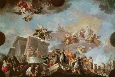 'Christopher Columbus (1450-1506) Offering the New World to the ...