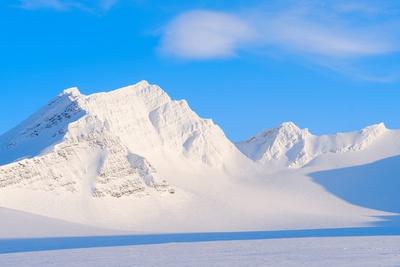 'Christophersenfjellet in the north of glacier Vestre Gronfjorden ...