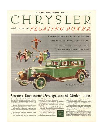 'Chrysler Floating Power' Print | AllPosters.com