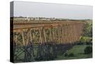 The High Line Railroad Bridge Trestle in Valley City, North Dakota, USA ...