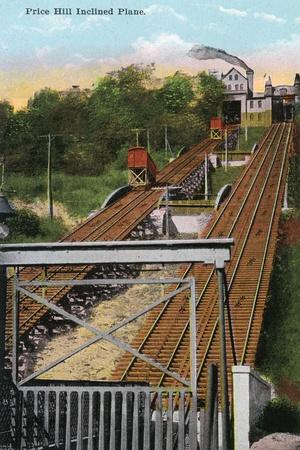 'Cincinnati, Ohio - Price Hill Incline Scene' Prints - Lantern Press ...