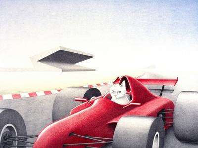 'Circuit (Litho), 1997, Colour Pencil Drawing on Paper' Giclee Print ...