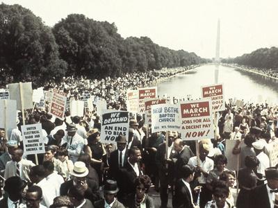 'Civil Rights Washington March 1963' Photographic Print - Associated ...