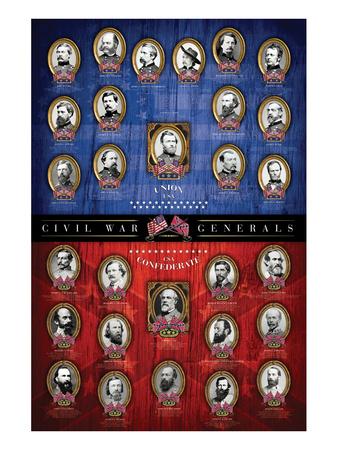 'Civil War Generals' Print | AllPosters.com