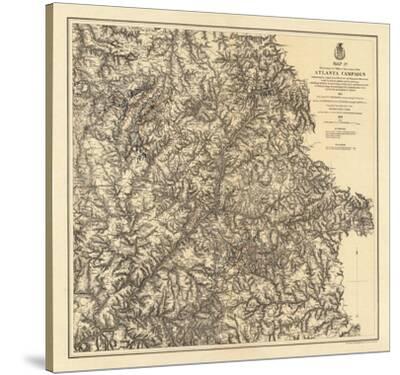 'Civil War Military Operations of the Atlanta Campaign, c.1874 ...